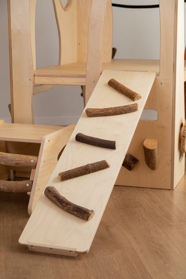 Log Ramp - Crafted Wood